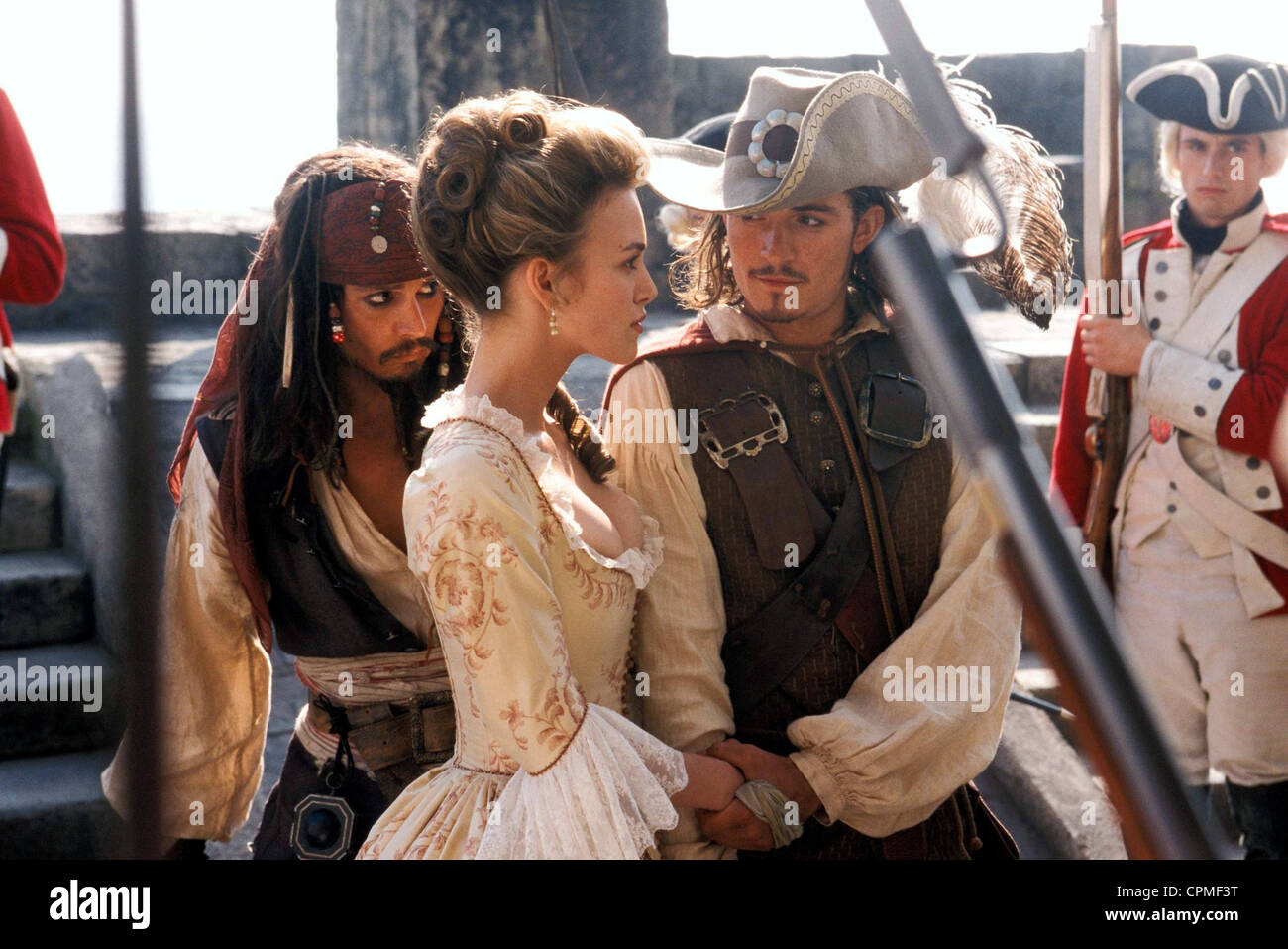 Pirates of the Caribbean The Curse of the Black Pearl Stock Photo - Alamy