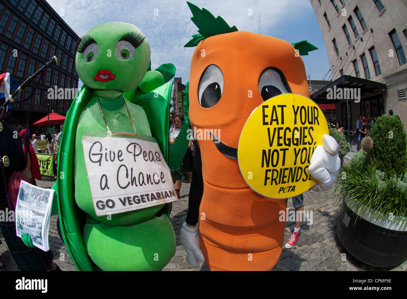 Fifth Annual Veggie Pride Parade in America in New York Stock Photo - Alamy