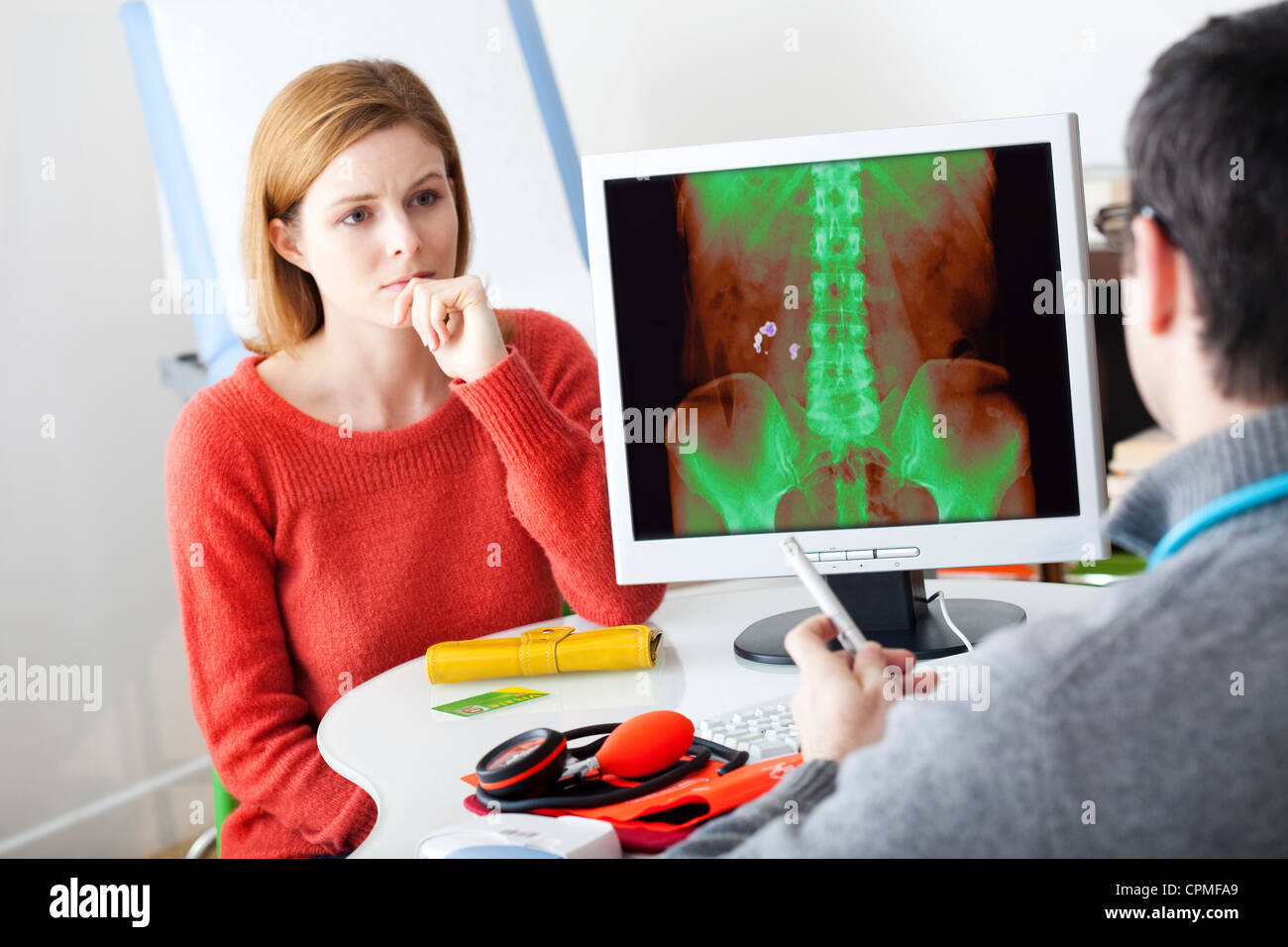 UROLOGY CONSULTATION WOMAN Stock Photo - Alamy
