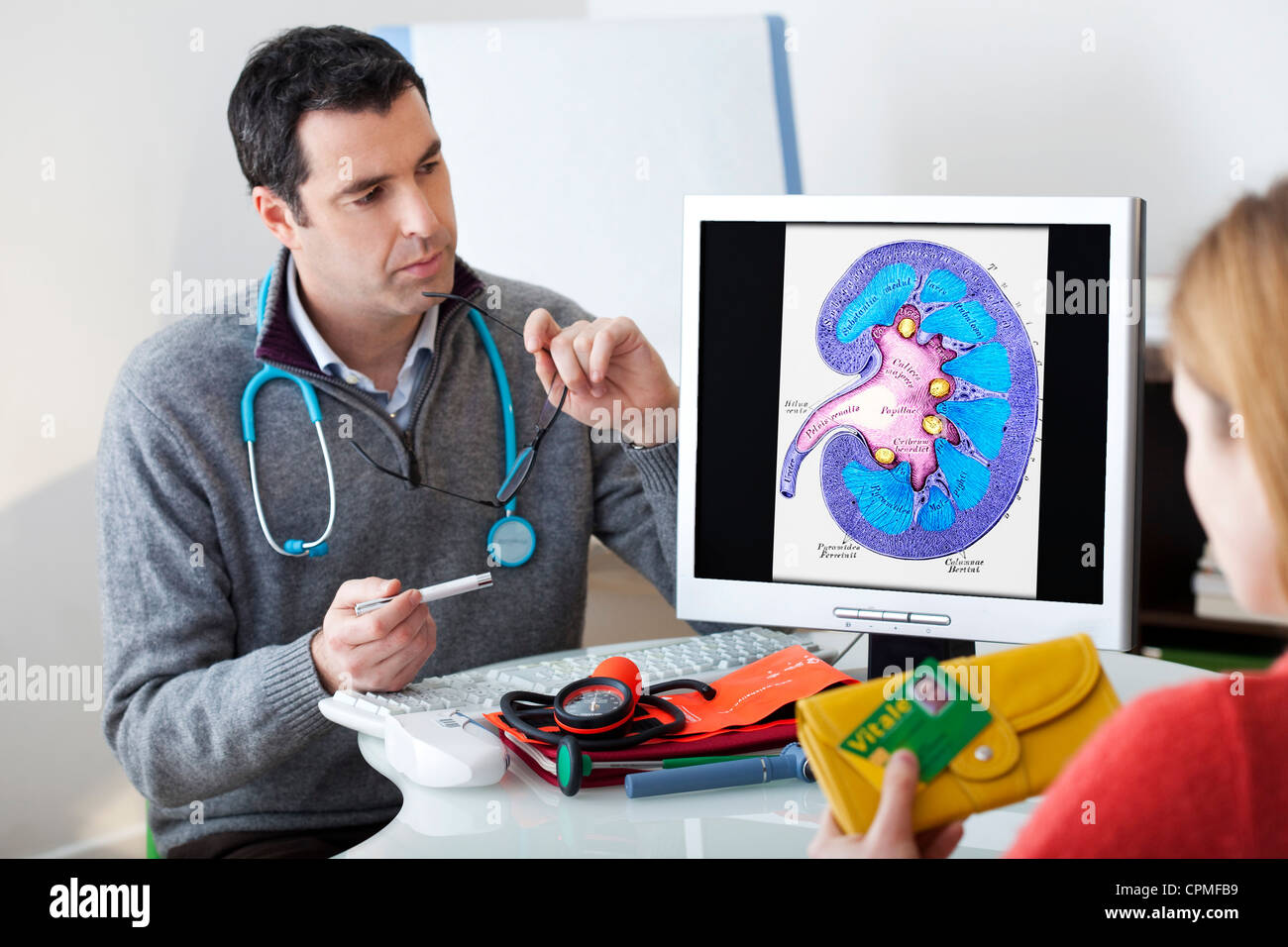 UROLOGY CONSULTATION WOMAN Stock Photo - Alamy