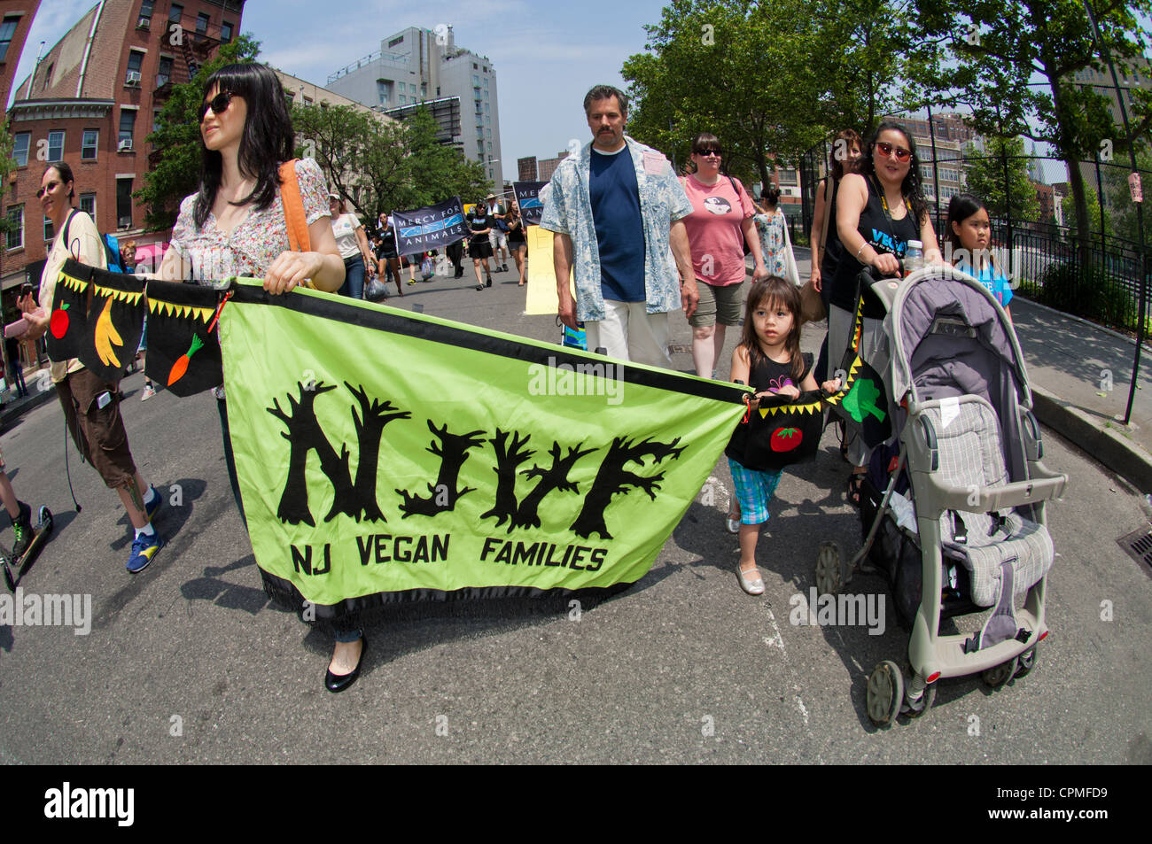 Fifth Annual Veggie Pride Parade in America in New York Stock Photo - Alamy