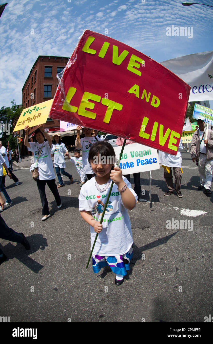 Fifth Annual Veggie Pride Parade in America in New York Stock Photo - Alamy