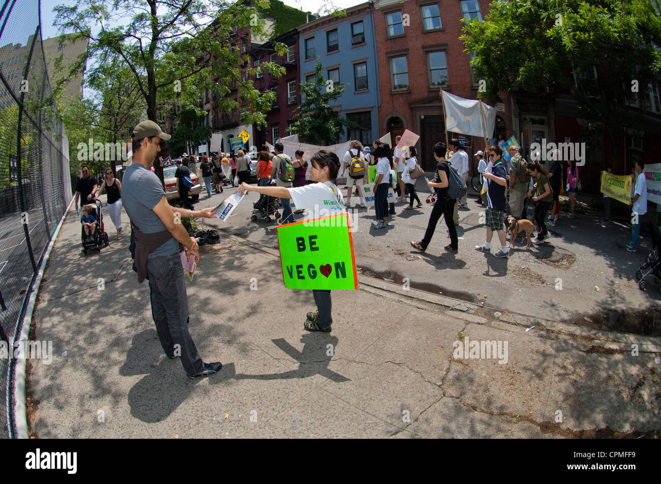 Fifth Annual Veggie Pride Parade in America in New York Stock Photo - Alamy