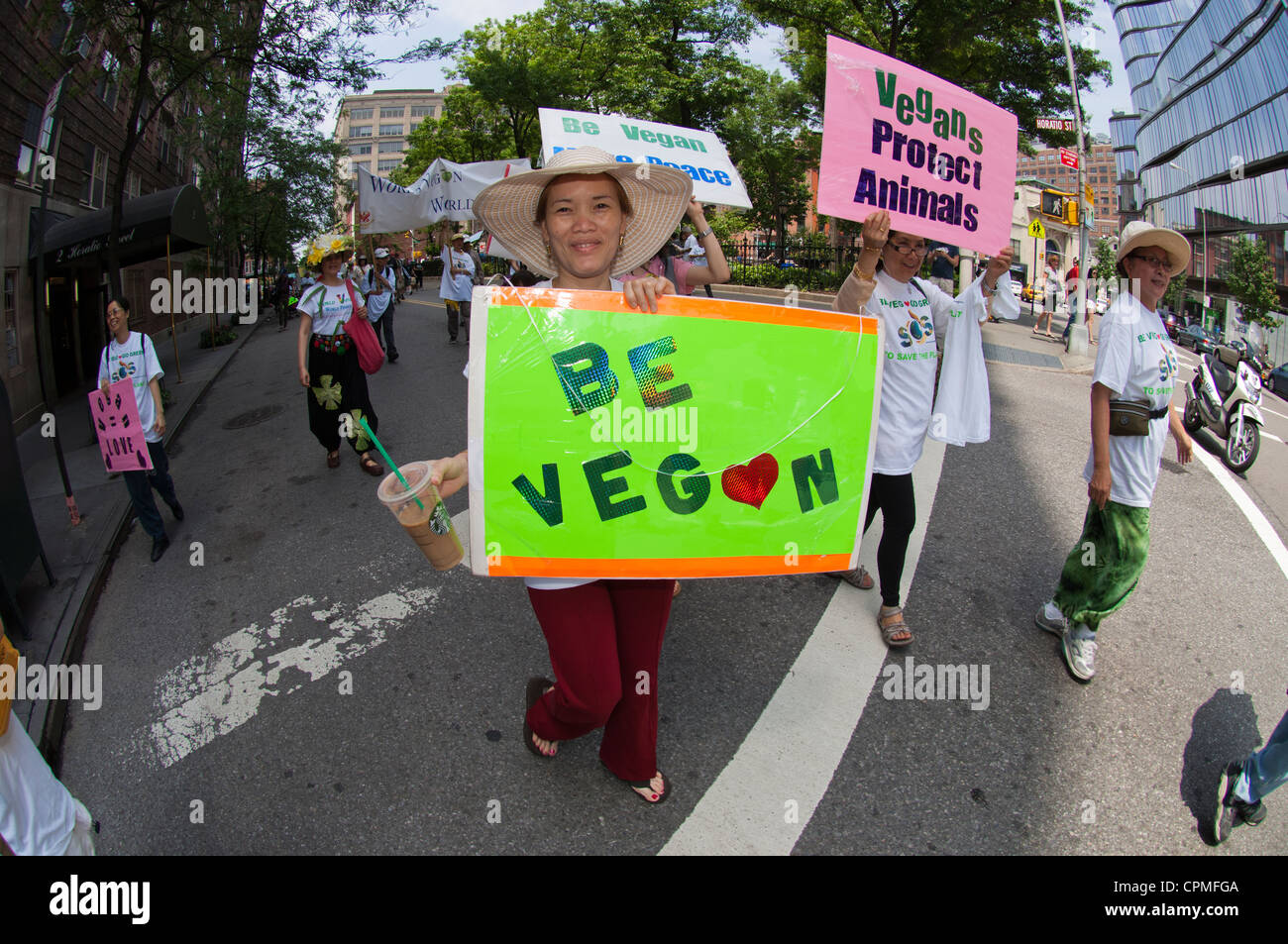 Fifth Annual Veggie Pride Parade in America in New York Stock Photo - Alamy