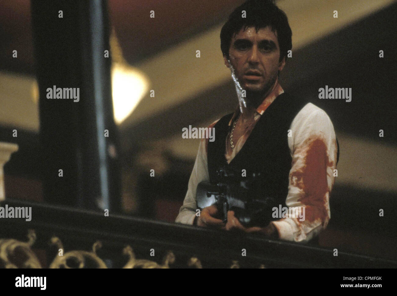 Scarface pacino gun hi-res stock photography and images - Alamy