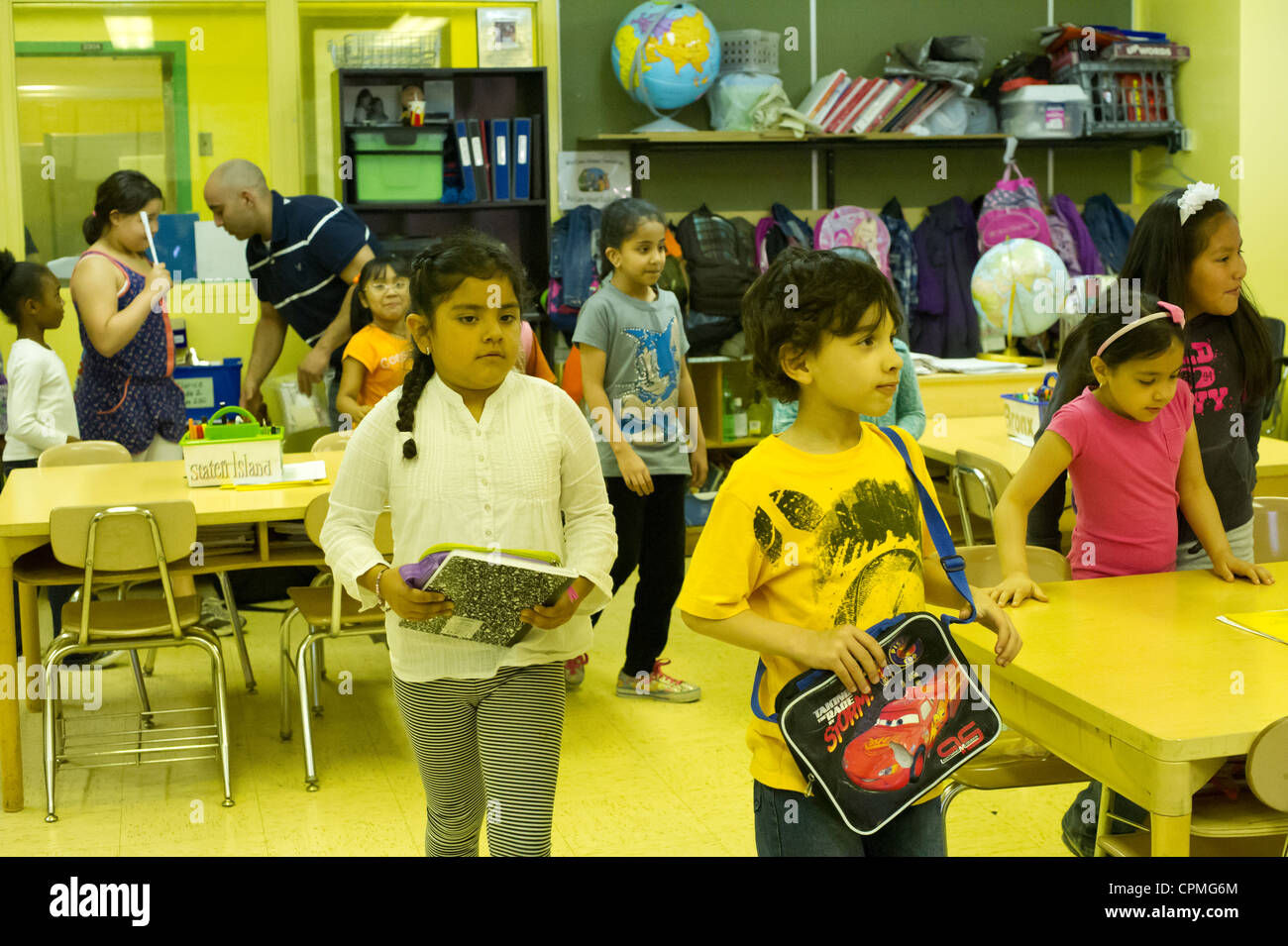 First and second grade Arabic class in New York Stock Photo - Alamy