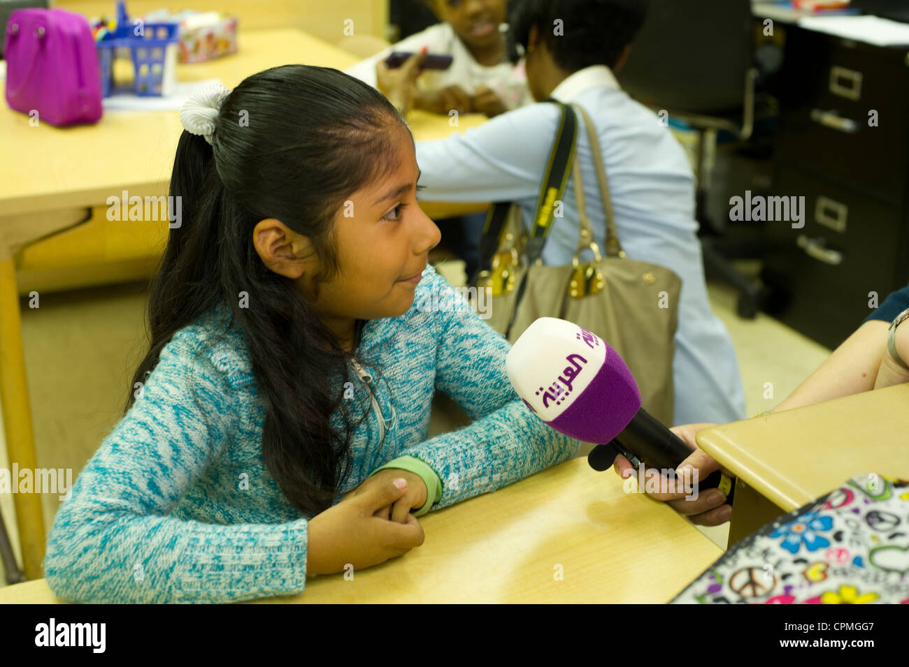First and second grade Arabic class in New York Stock Photo - Alamy
