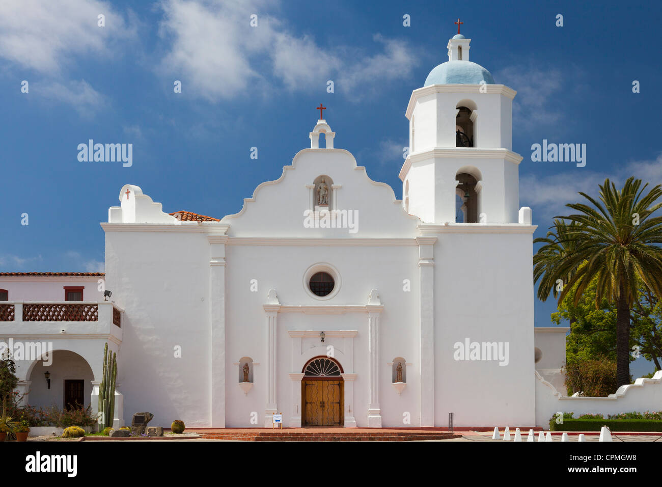 Mission san luis rey de francia hi-res stock photography and images - Alamy