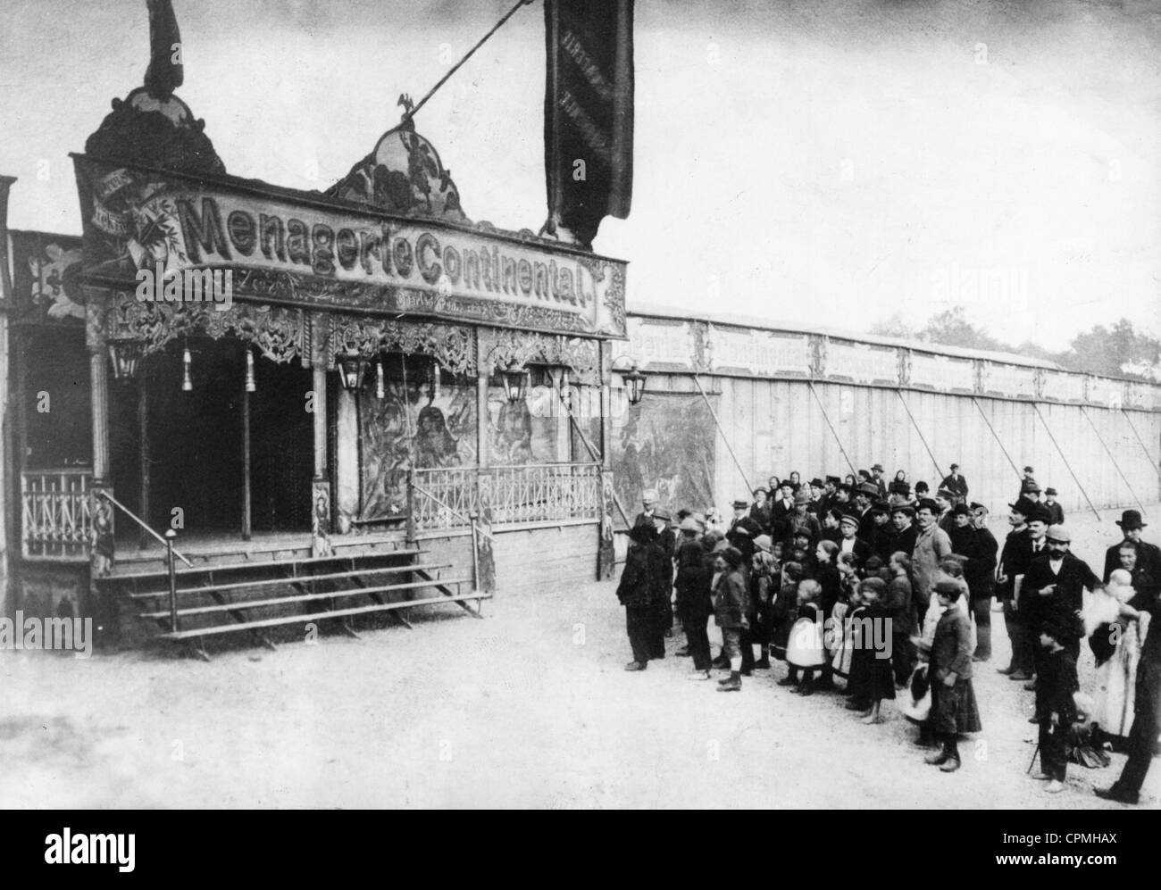 The circus "Menagerie Continental", around the 1920s Stock Photo - Alamy