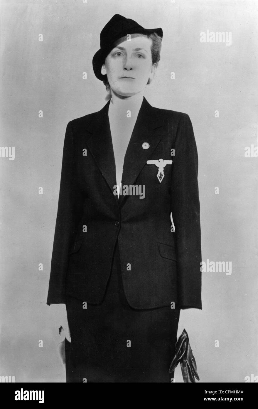 Uniform for female students, 1938 Stock Photo - Alamy