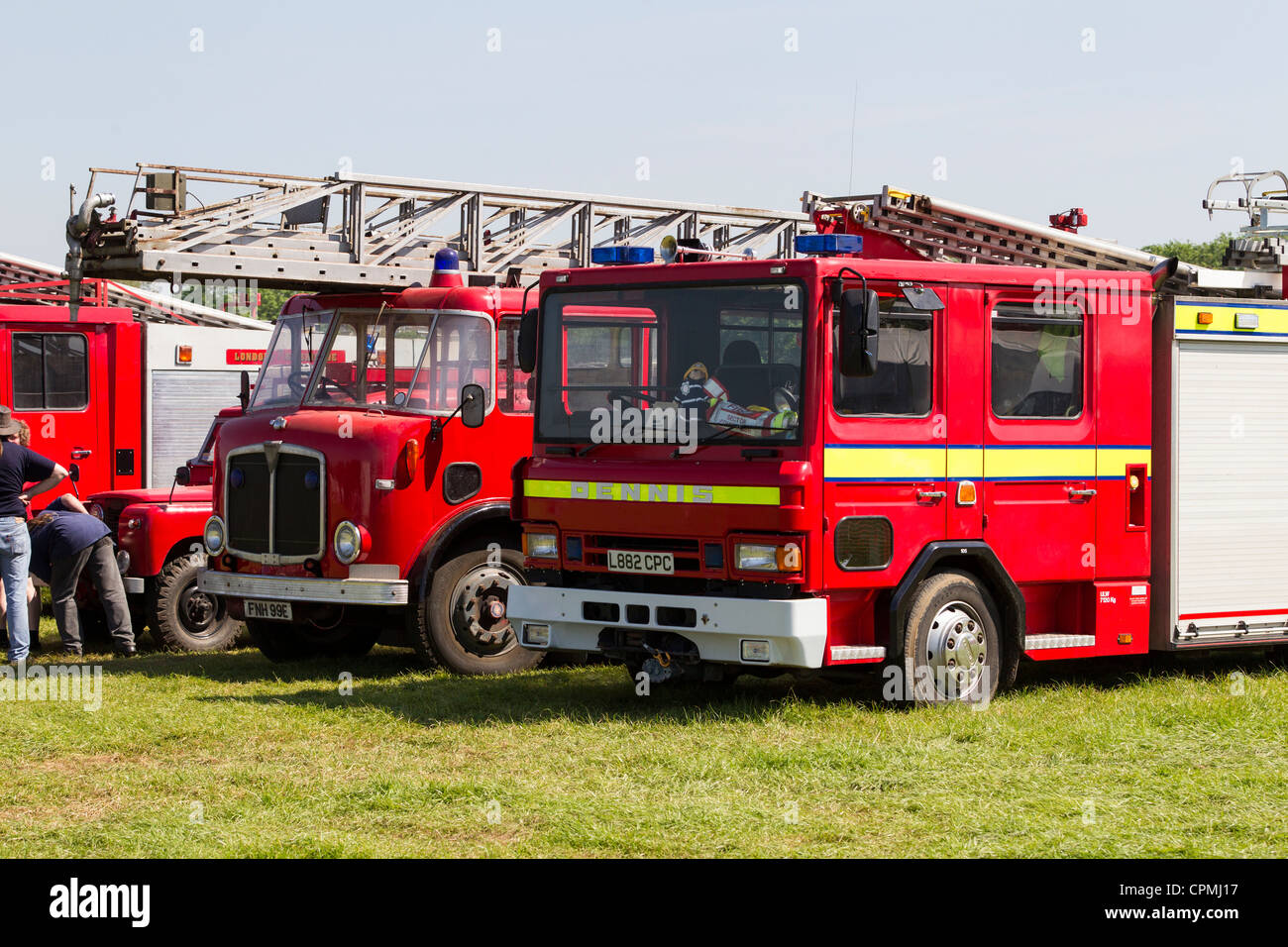 Old Fire Engines Stock Photo - Alamy