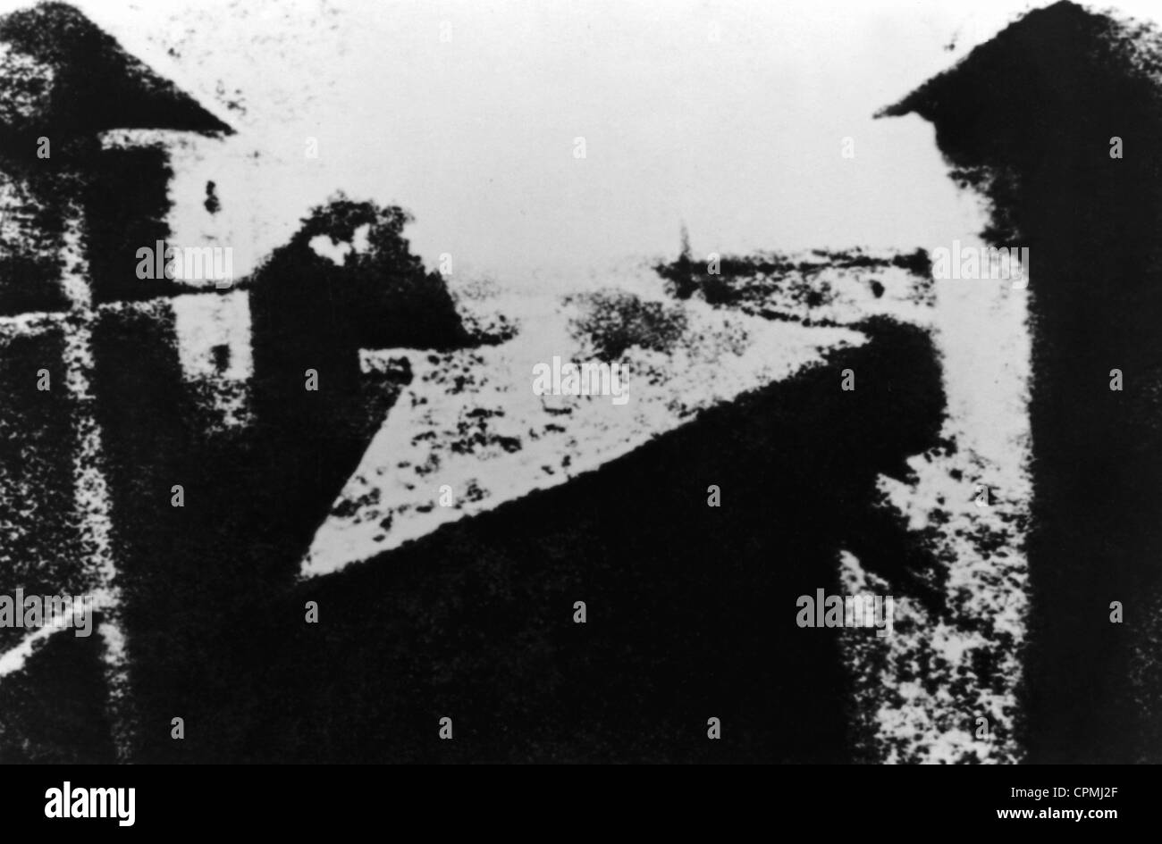 France the first photograph by nicephore niepce hi-res stock ...