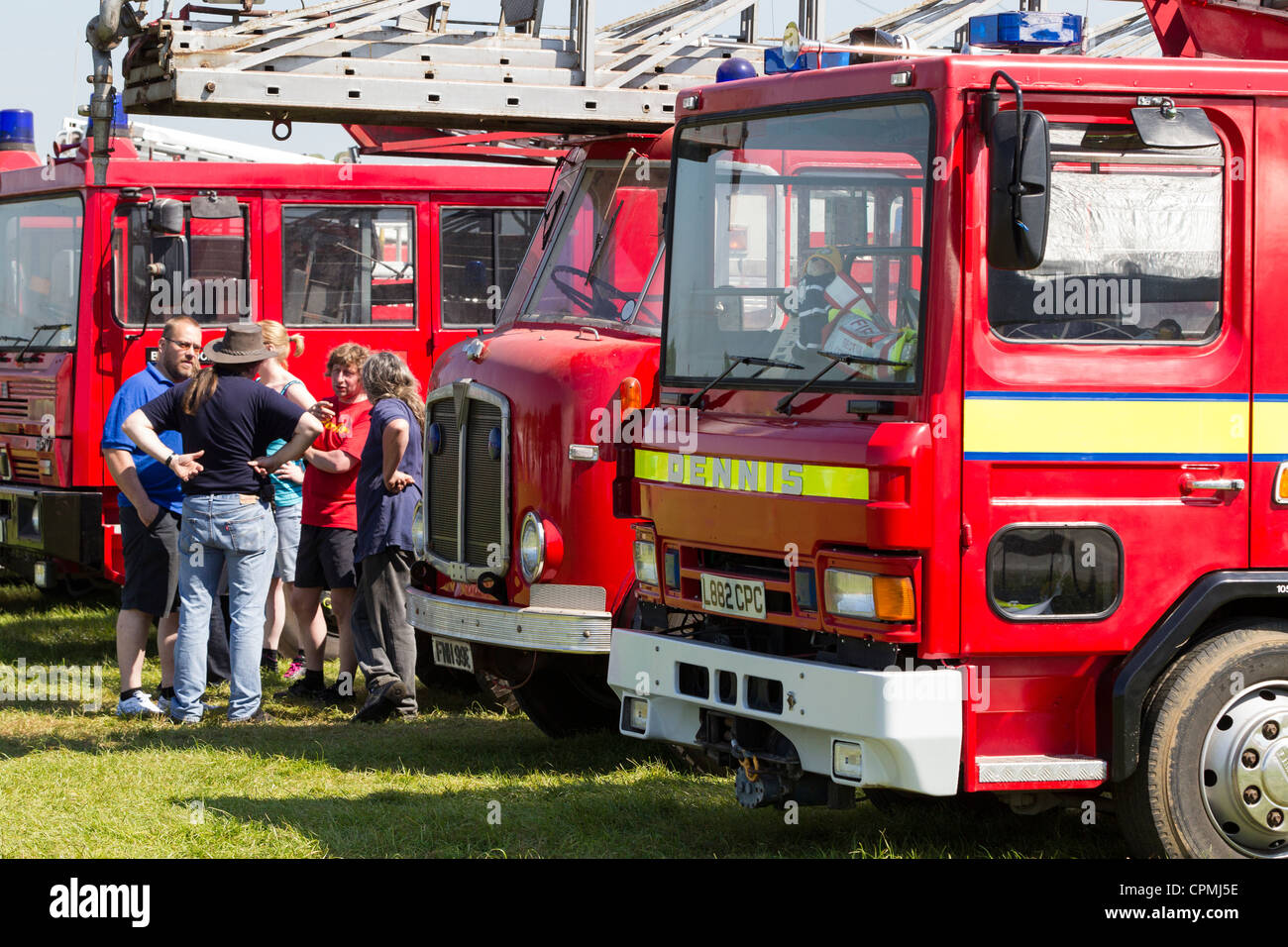 Old Fire Engines Stock Photo - Alamy