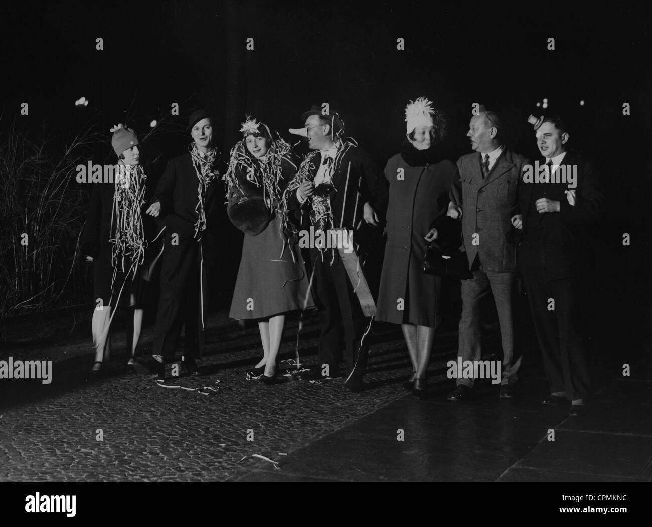 New Year, 1930 Stock Photo - Alamy