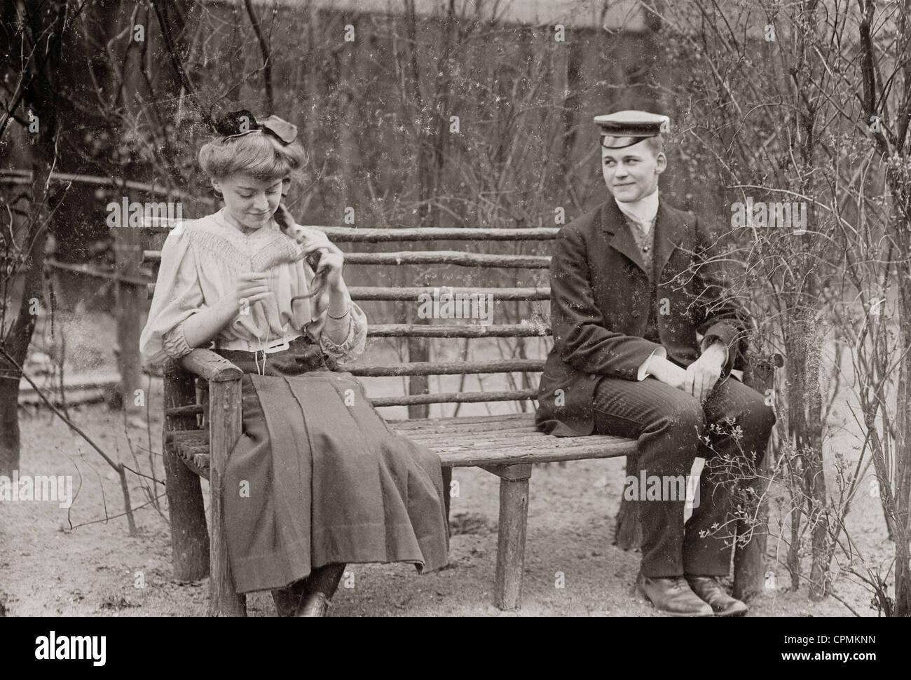 Young people, 1907 Stock Photo - Alamy