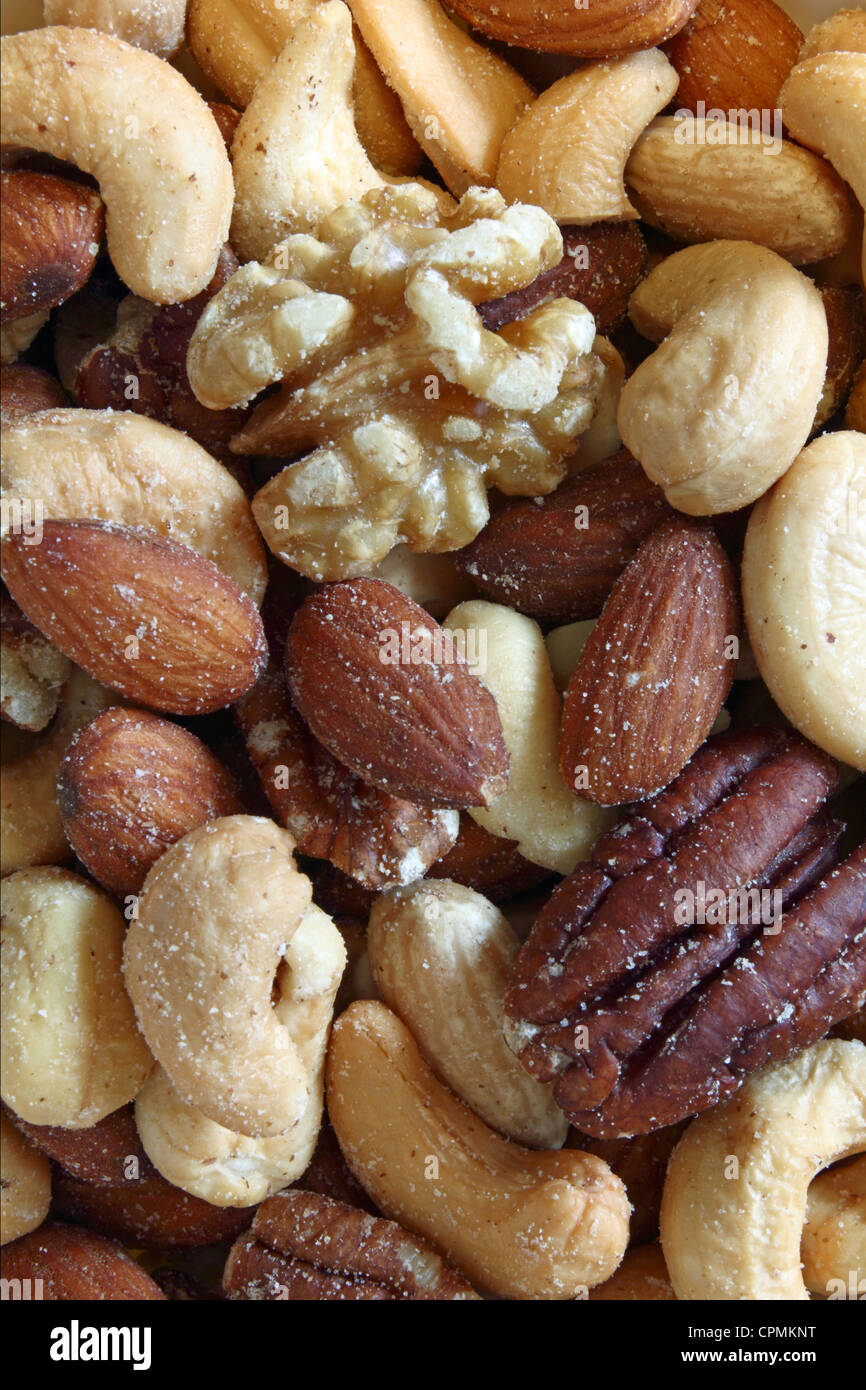 Pecans and walnuts and almonds hi-res stock photography and images - Alamy