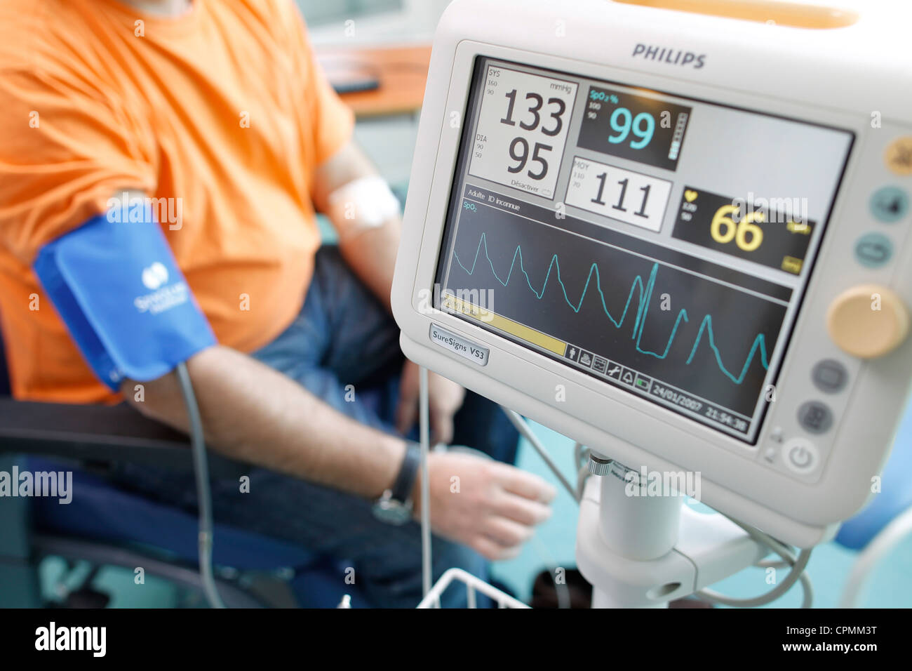 BLOOD PRESSURE, MAN Stock Photo - Alamy