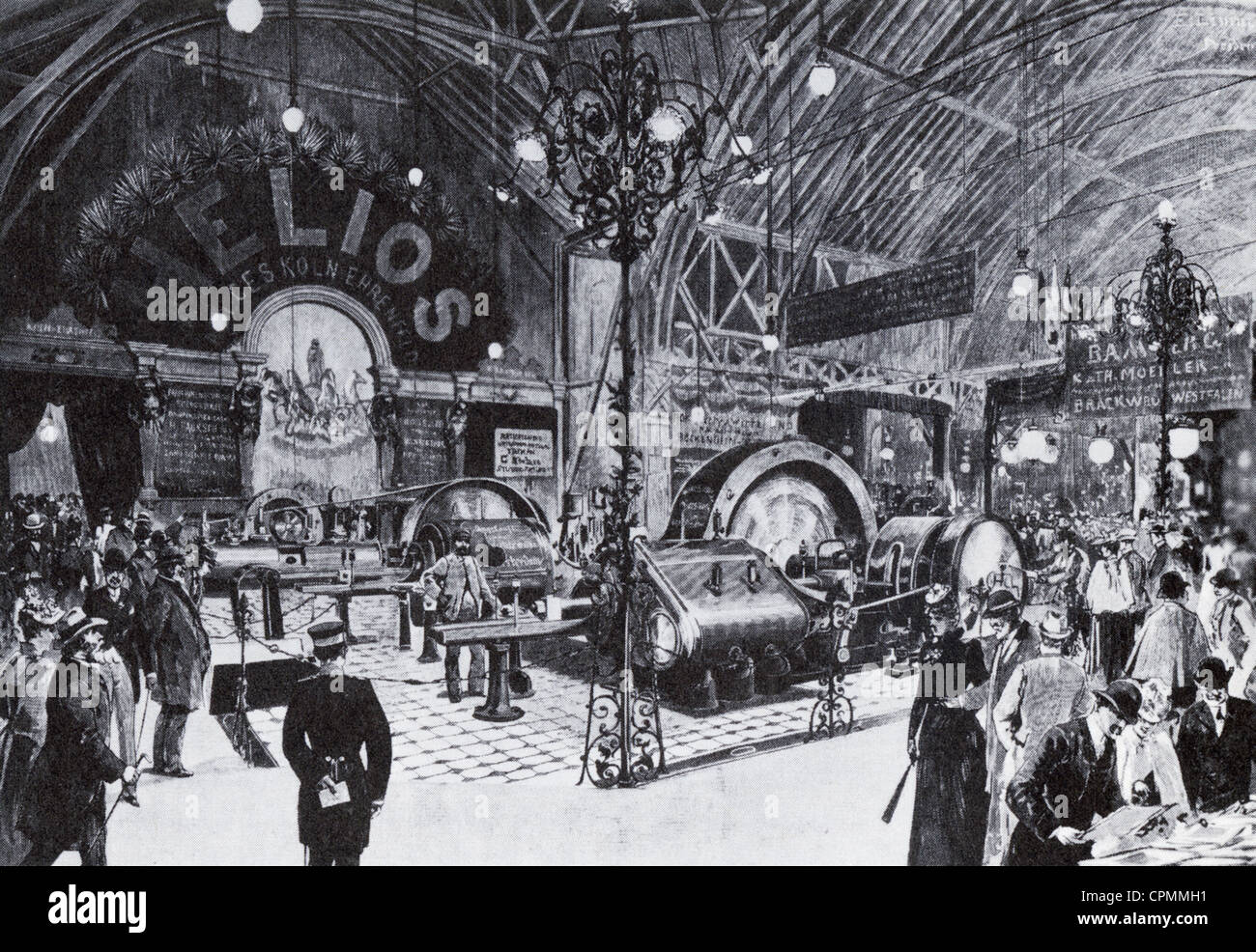 COMPOUND DYNAMO at the 1891 International Electro-Technical Exhibition ...