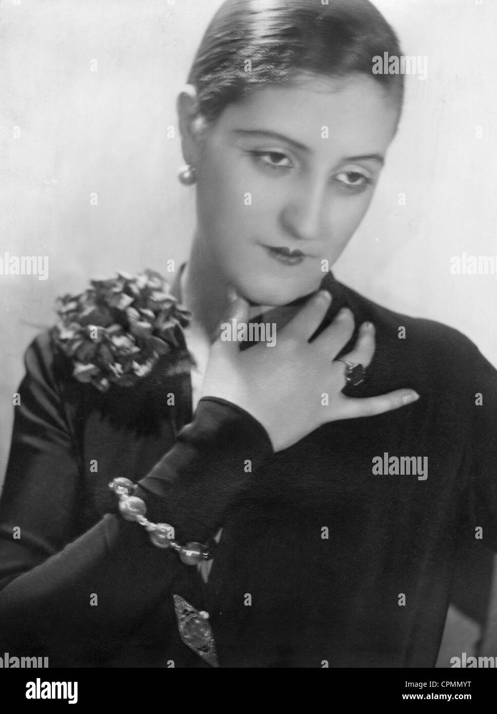 Portrait of a woman, 1927 Stock Photo - Alamy
