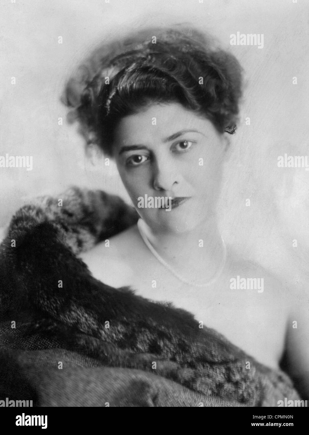 Portrait of a woman, 1927 Stock Photo - Alamy