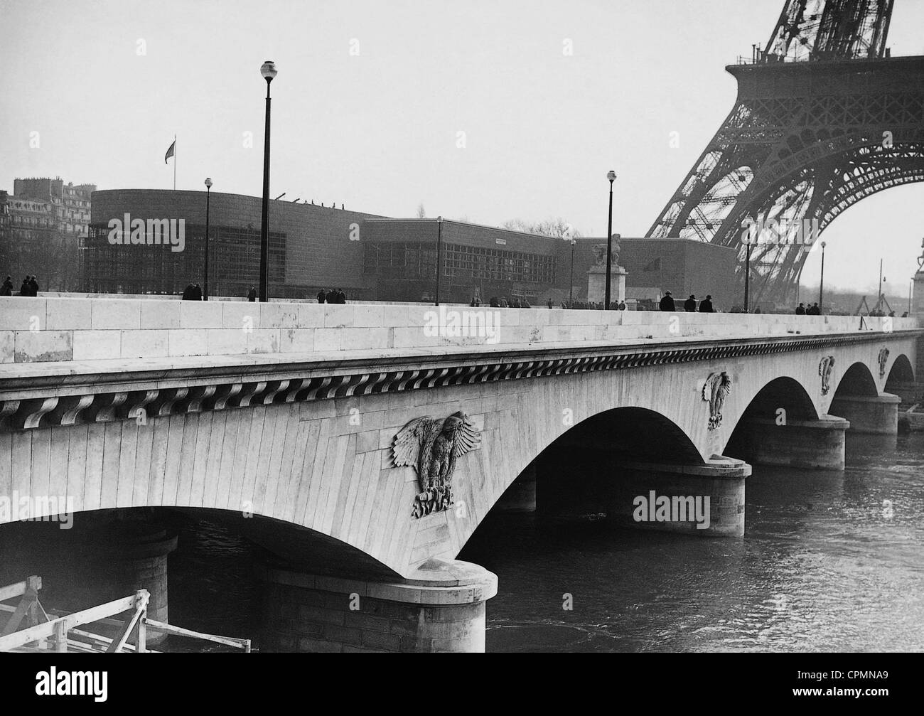 Iena bridge in Paris, 1937 Stock Photo - Alamy