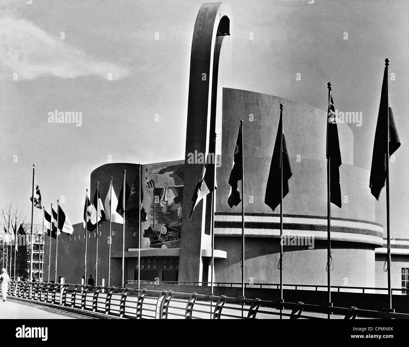 Exhibition building in world Black and White Stock Photos & Images - Alamy
