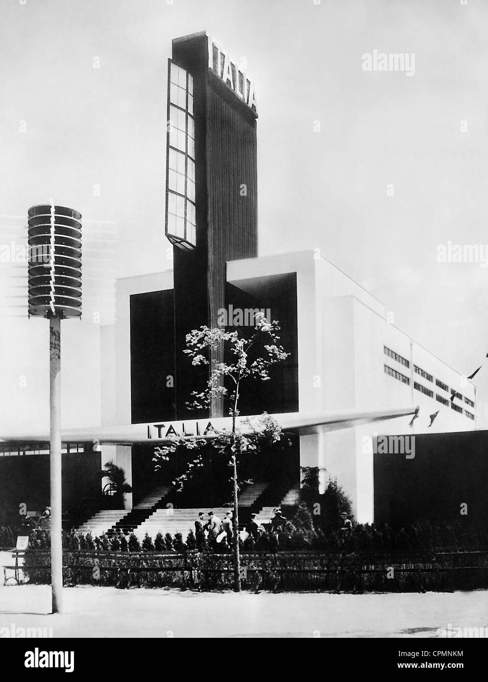 Italian Pavilion at the World Exhibition in Chicago, 1933 Stock Photo ...