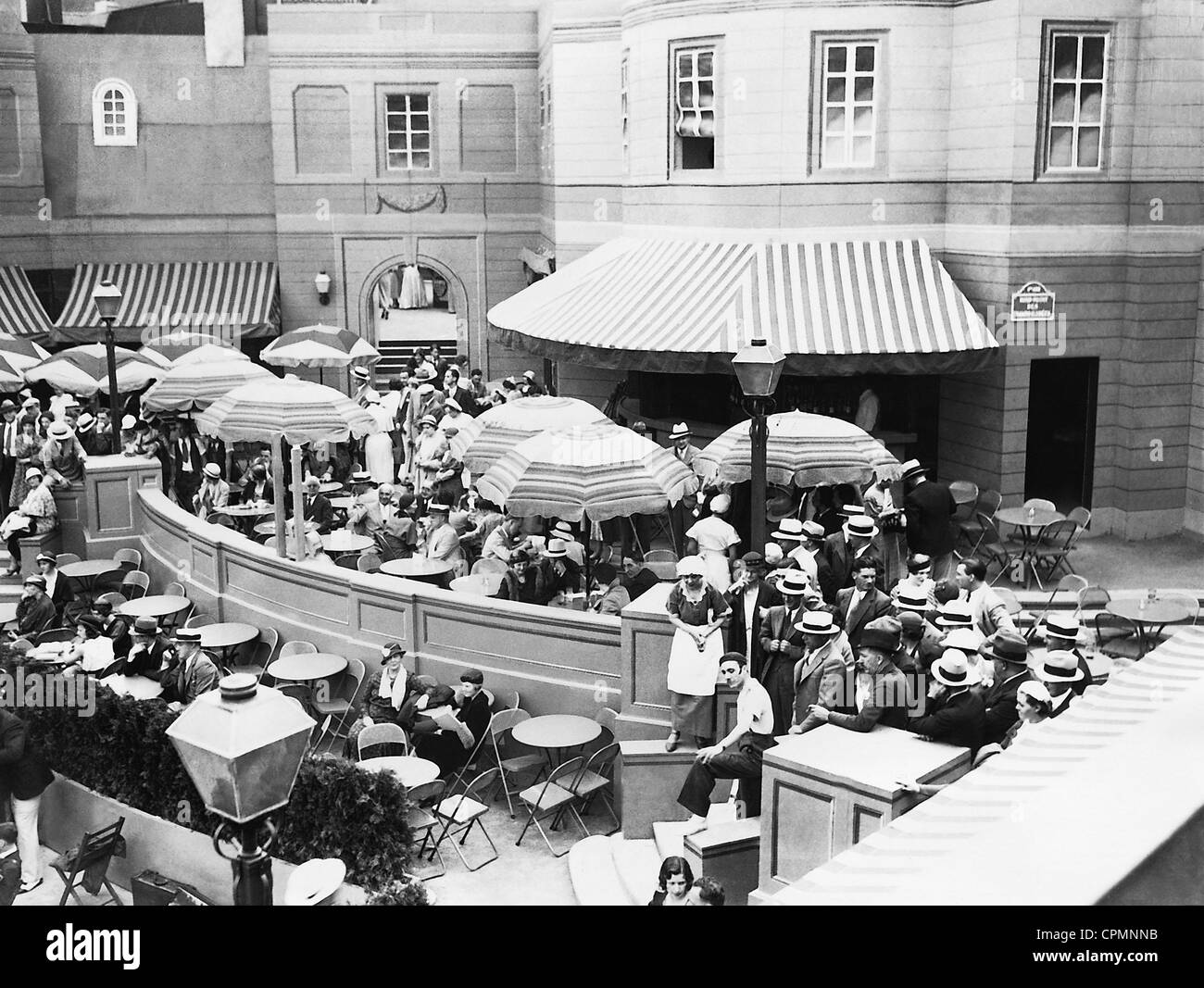 Reproduced district of Paris at the World Exhibition in Chicago, 1933 ...