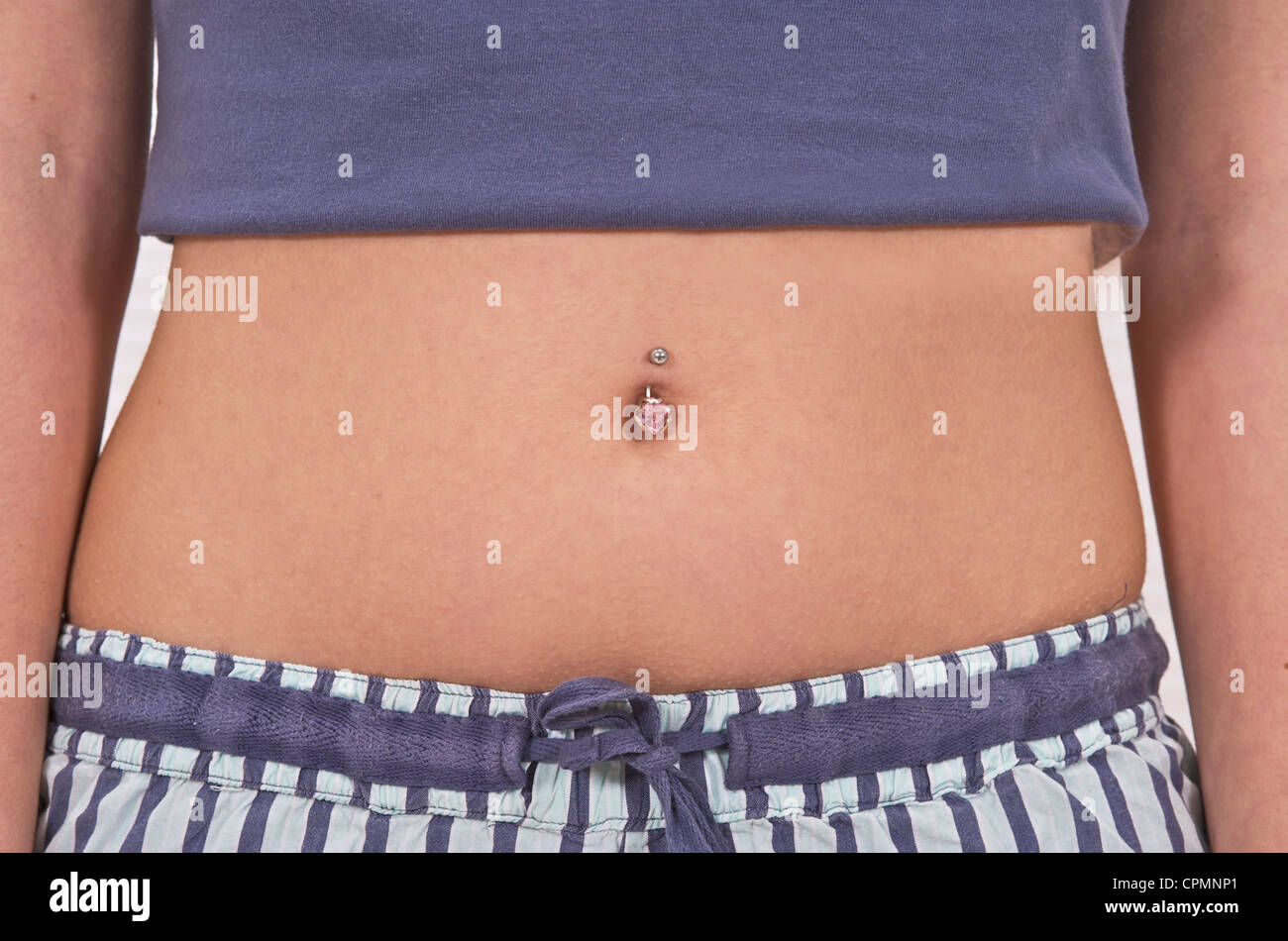 Bellybutton Close Up High Resolution Stock Photography and Images - Alamy