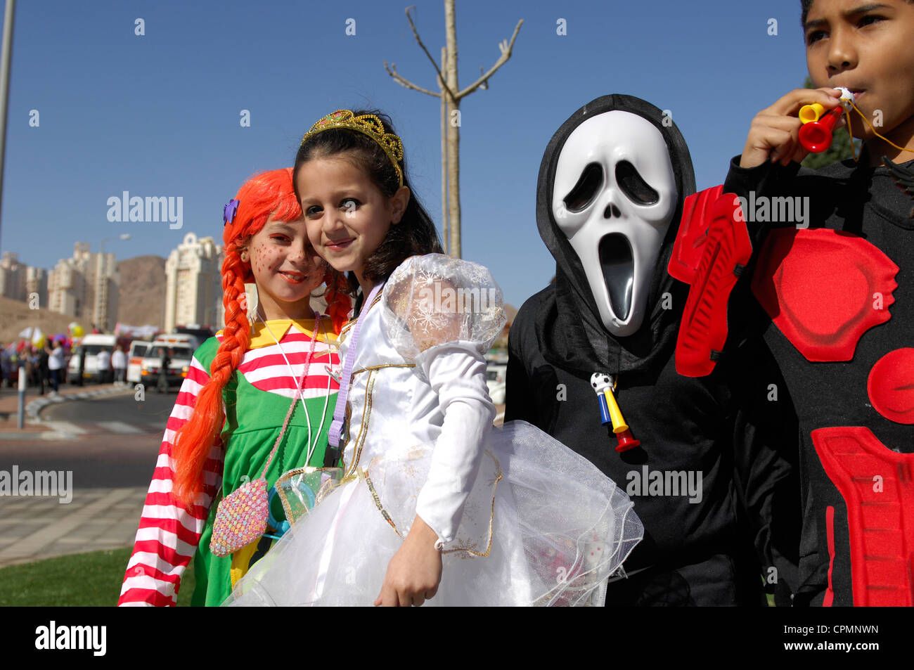 Purim festival 2012 in Eilat Israel Stock Photo - Alamy