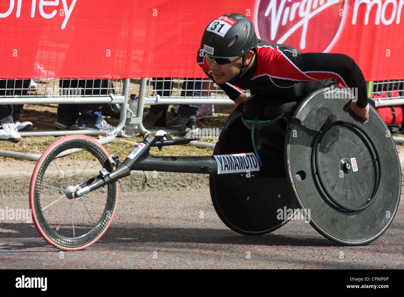 Hiroyuki Yamamoto Japan mens 2012 Virgin London wheelchair marathon ...