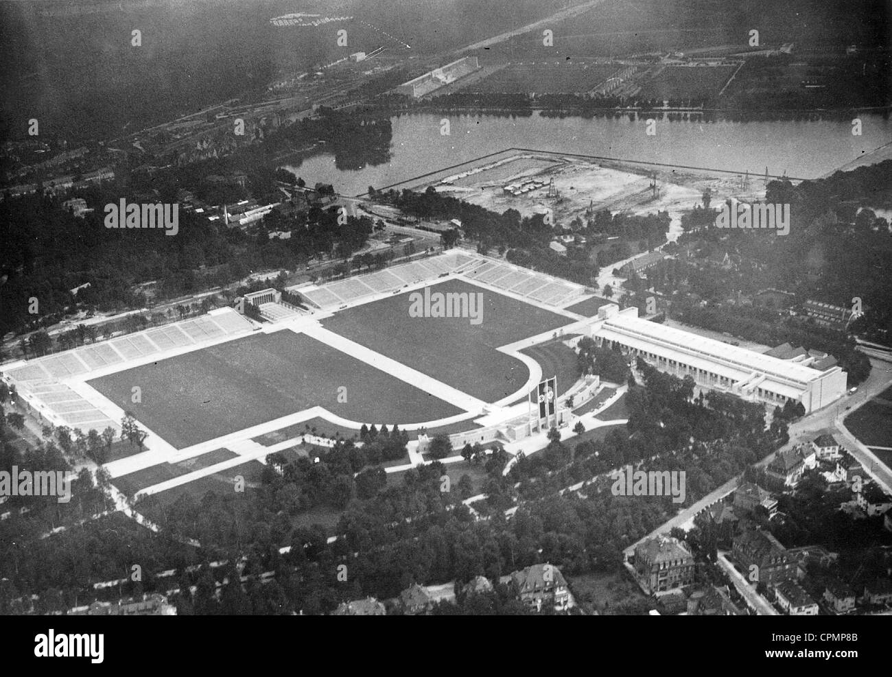 Aerial view of the Nuremberg Rally Grounds in Nuremberg, 1936 Stock ...
