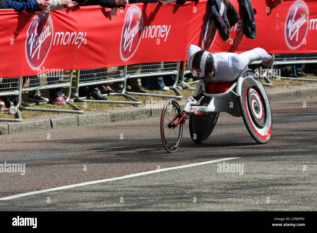 Josh Cassidy Canada mens 2012 Virgin London wheelchair marathon Stock ...