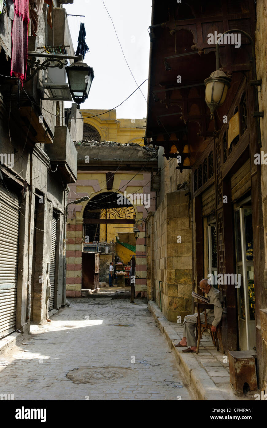 Old Islamic Cairo street scene - Cairo, Lower Egypt Stock Photo - Alamy