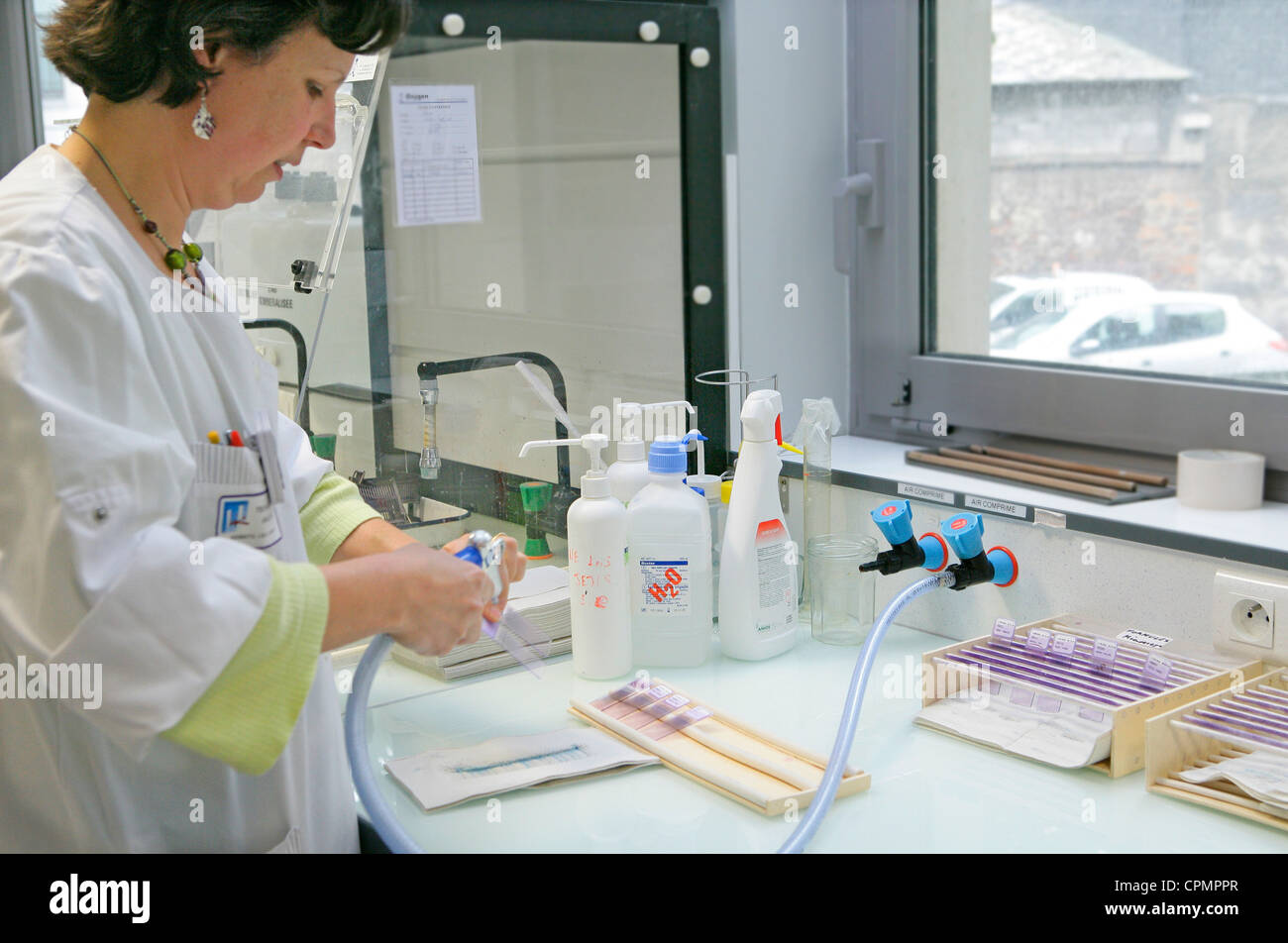 Peripheral blood smear hi-res stock photography and images - Alamy