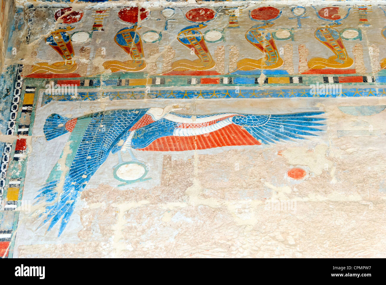 Hieroglyphic symbols at the Mortuary temple of queen Hatshepsut - Deir ...