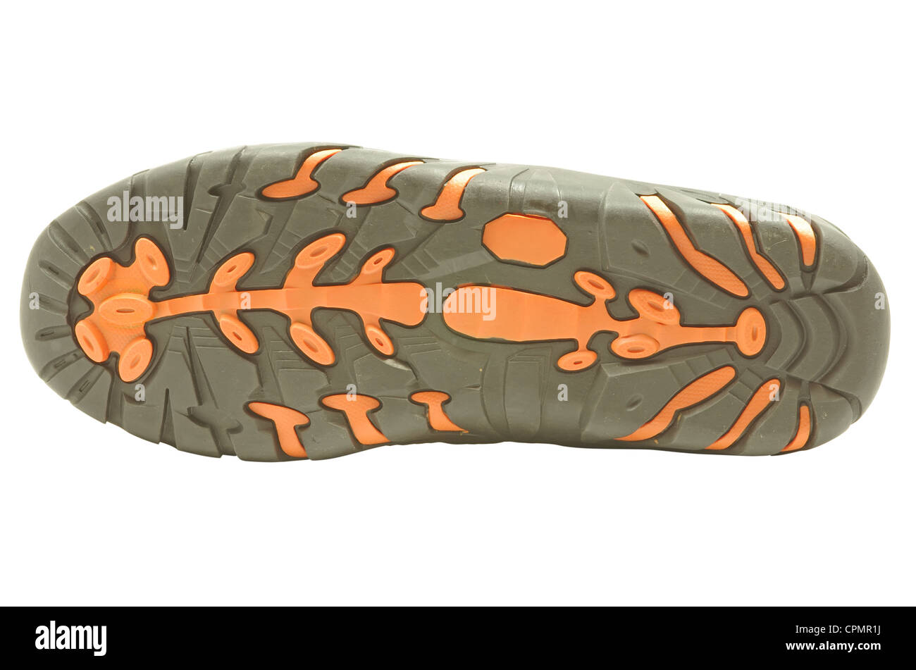 Sole of sport shoe isolated on white Stock Photo - Alamy
