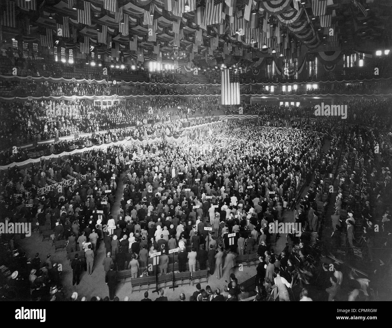 Party Congress of the Republican Party in the Chicago Stadium, 1932 ...