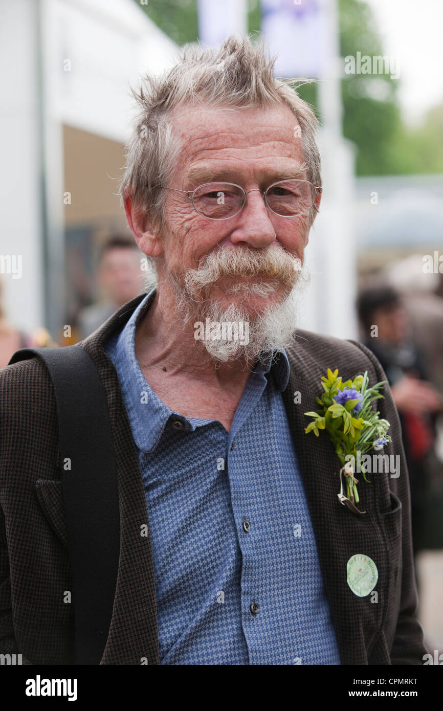 British actor John Hurt CBE attends the RHS Chelsea Flower Show, London ...