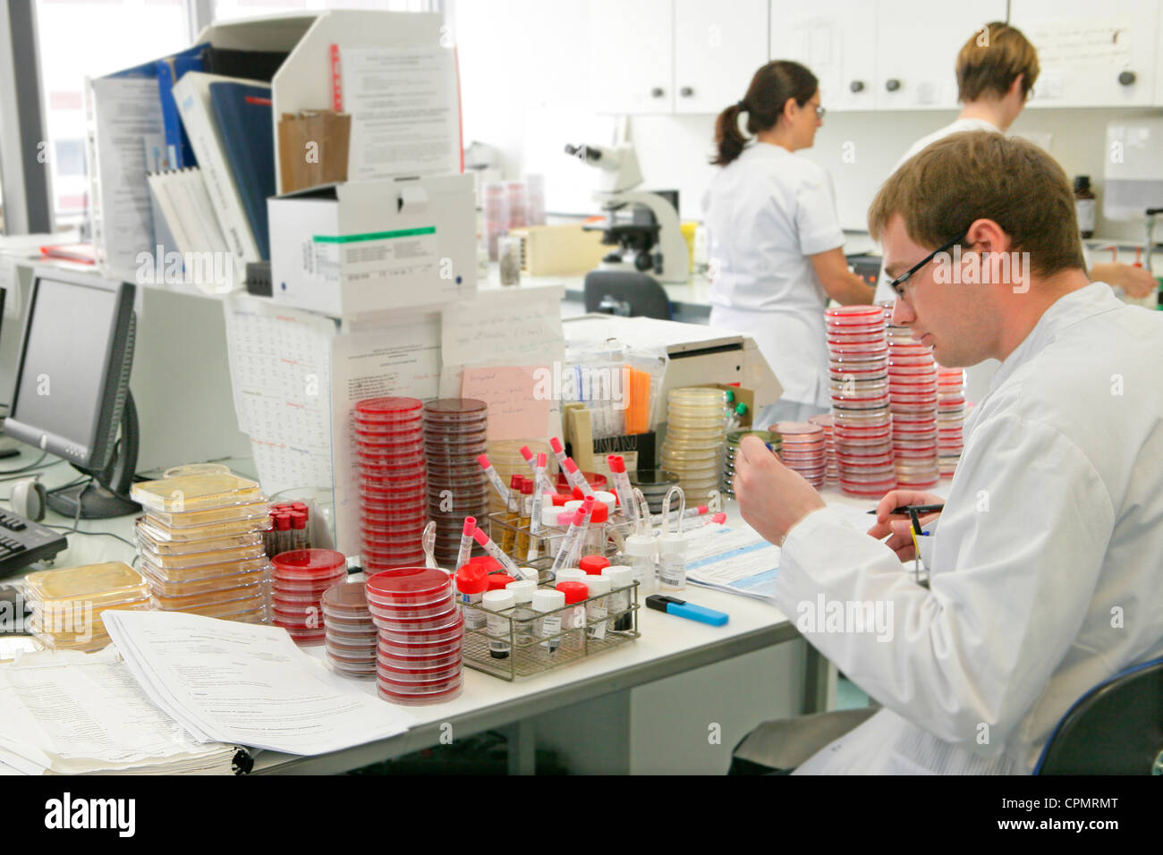 Bacterial identification tube hi-res stock photography and images - Alamy