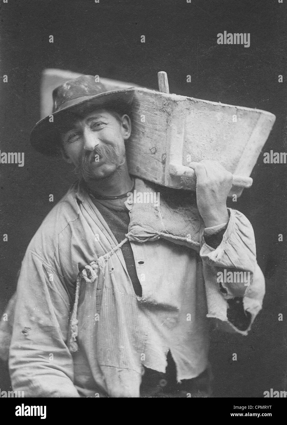The bricklayer Black and White Stock Photos & Images - Alamy