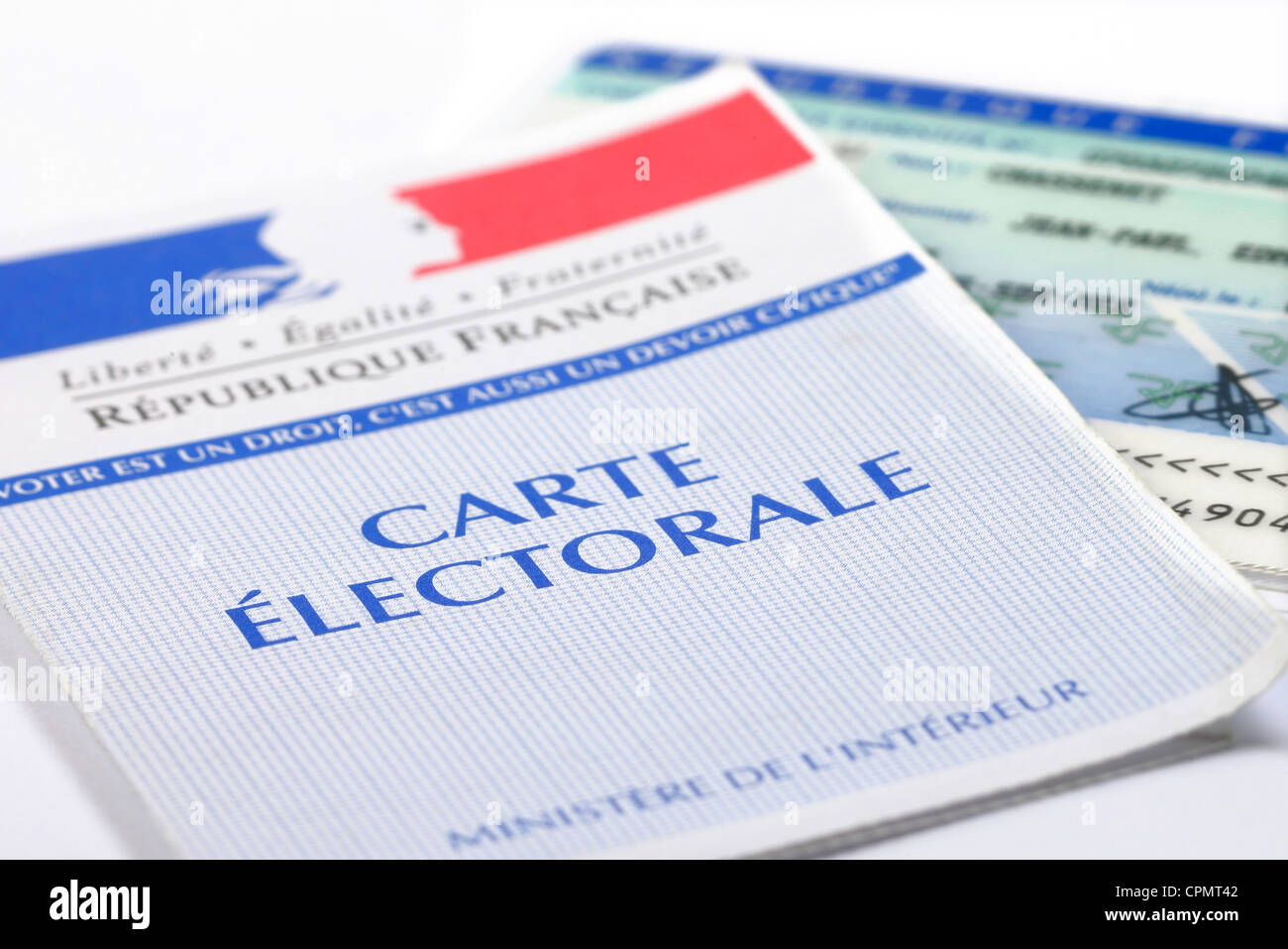 Voter registration card hi-res stock photography and images - Alamy
