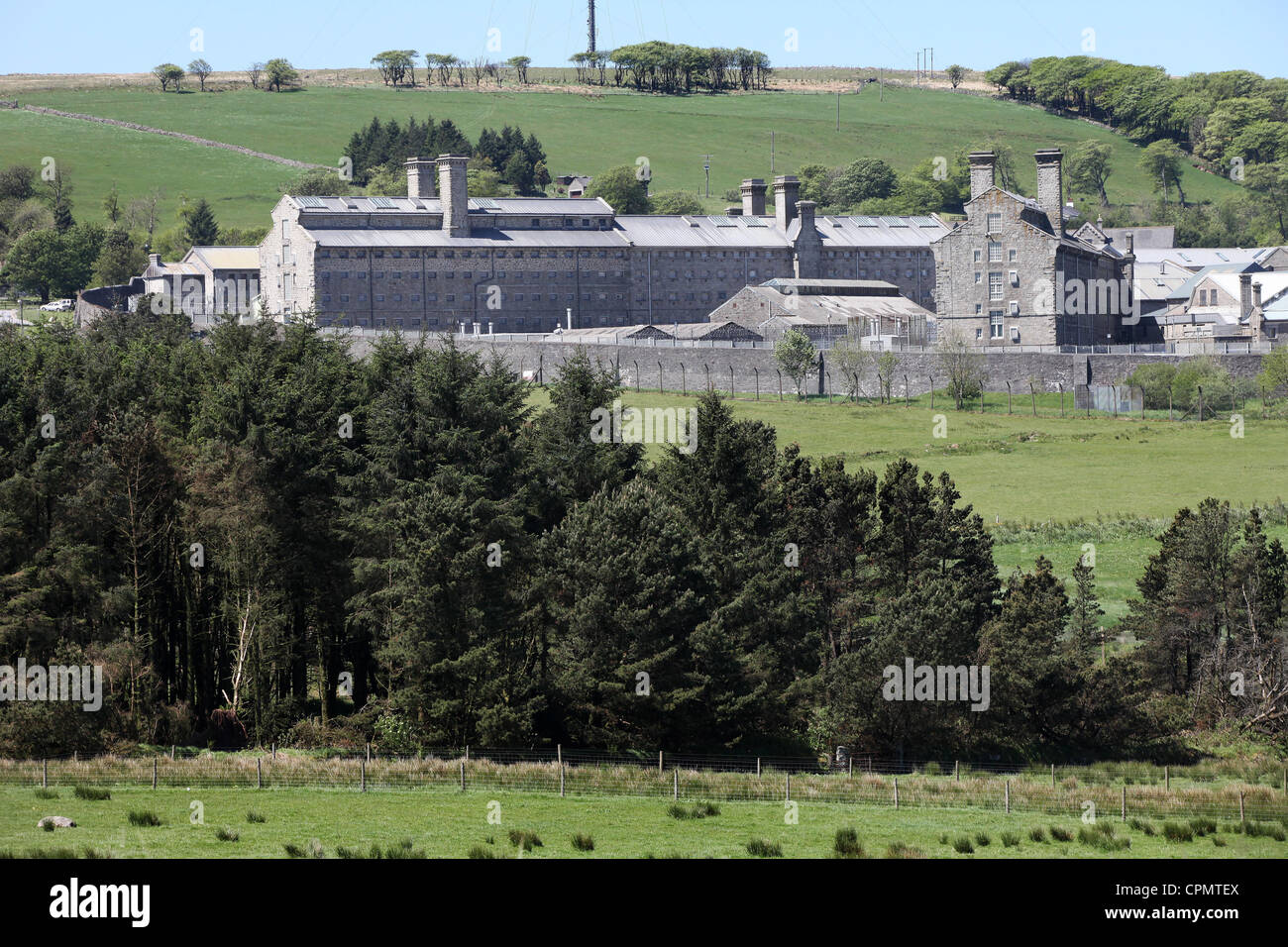 HMP Dartmoor. Category C men's prison in Princetown high on Dartmoor in ...