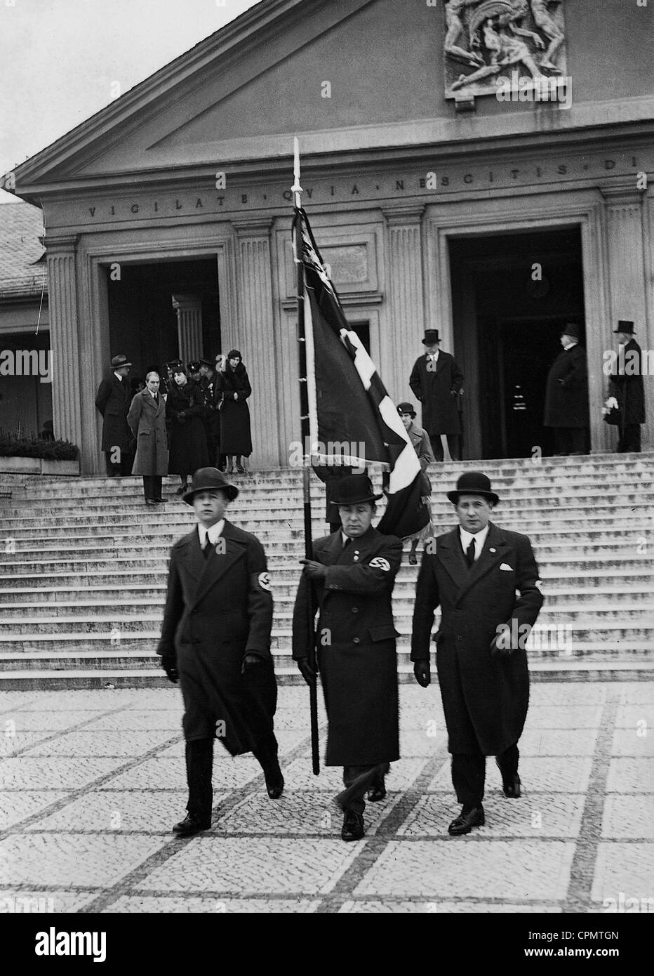Funeral for the poet Wilhelm Meyer-Forster, 1934 Stock Photo - Alamy