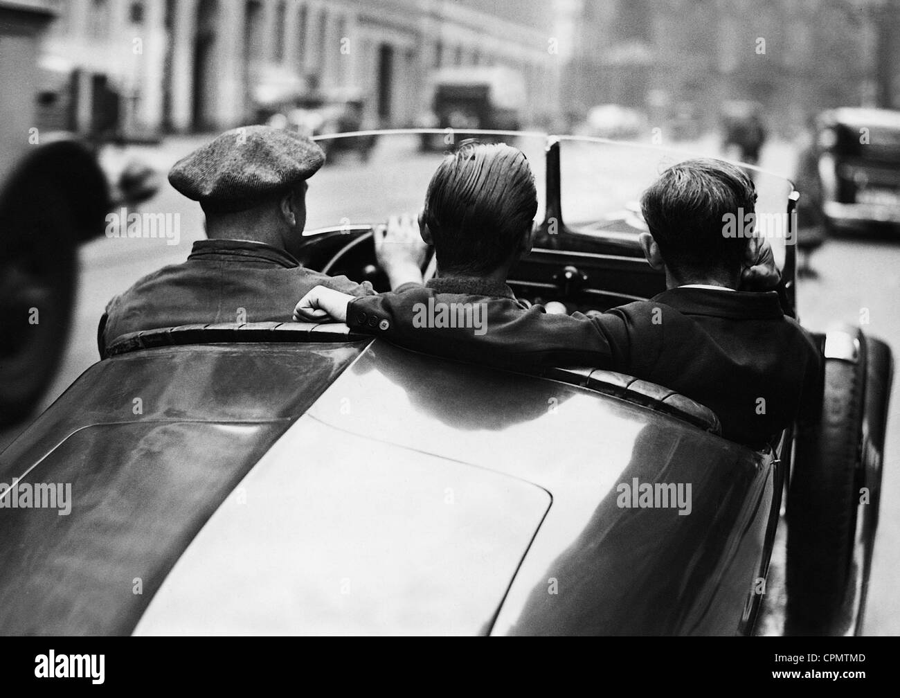 Three for the road Black and White Stock Photos & Images - Alamy