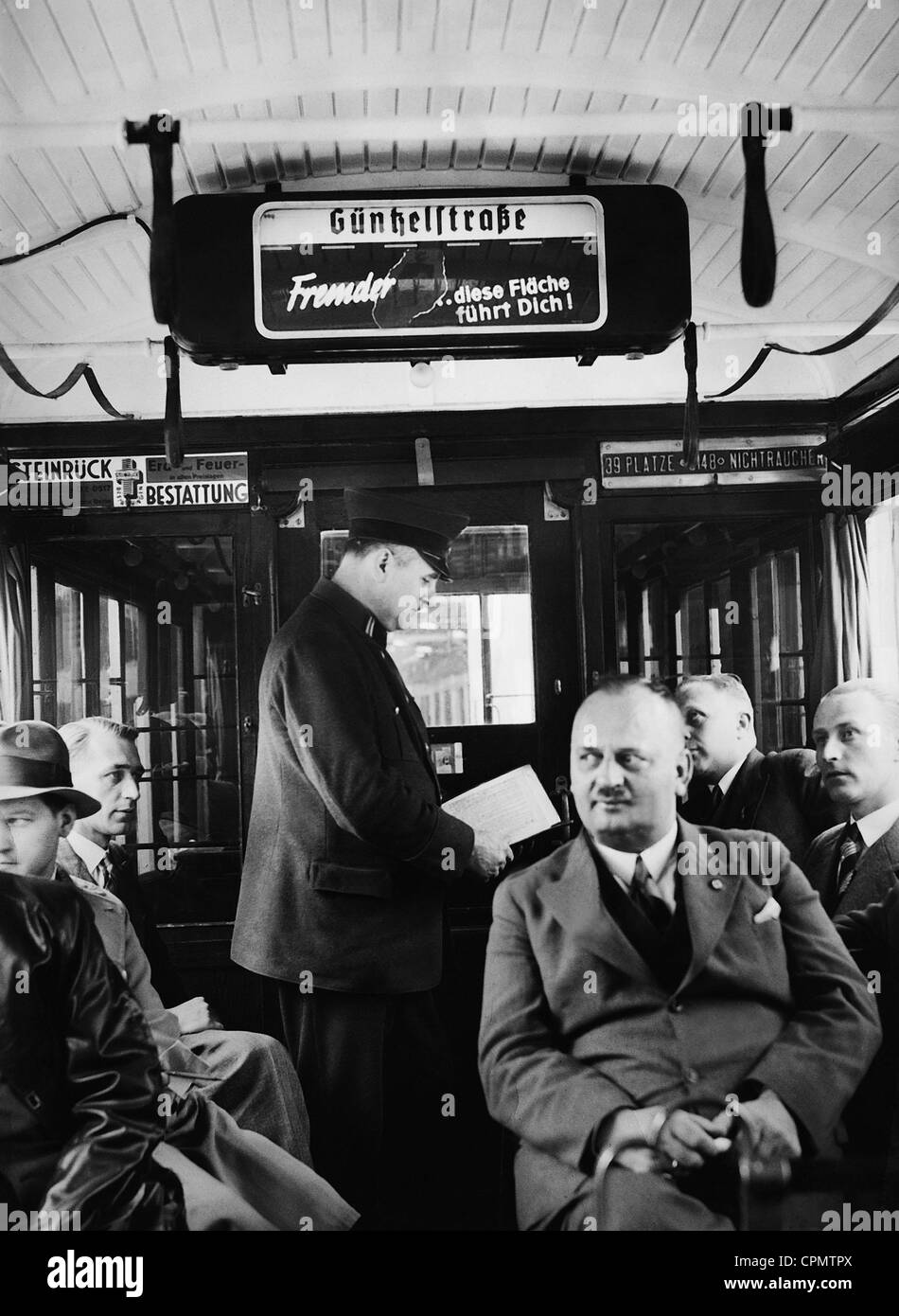 Tram conductor berlin tram hi-res stock photography and images - Alamy