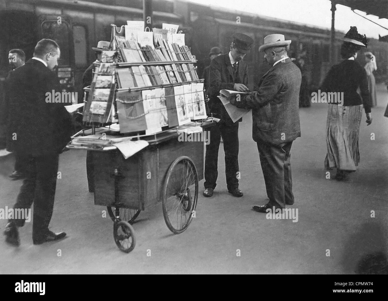 Newspaper Vendor Train High Resolution Stock Photography and Images - Alamy