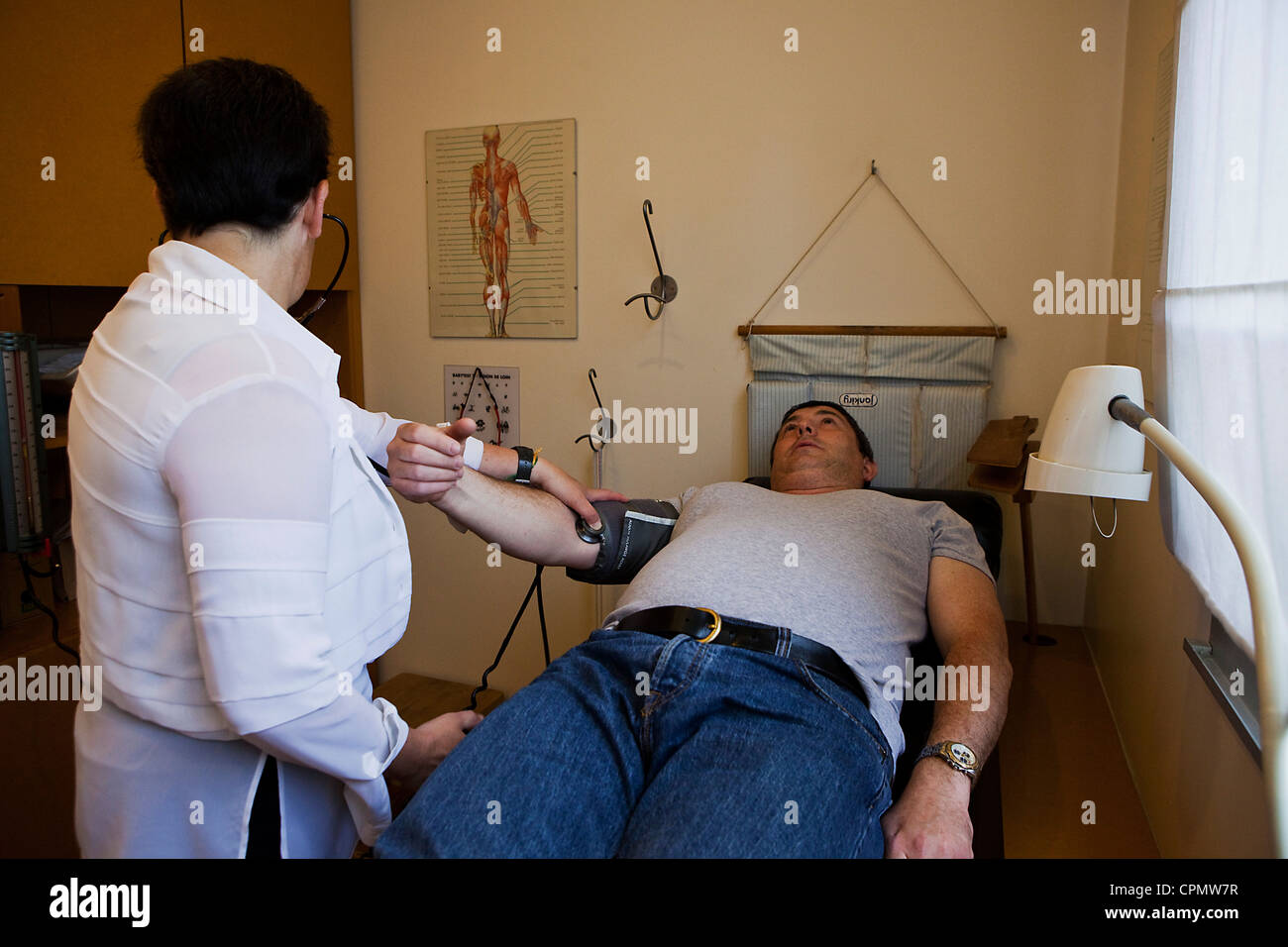 BLOOD PRESSURE, MAN Stock Photo - Alamy