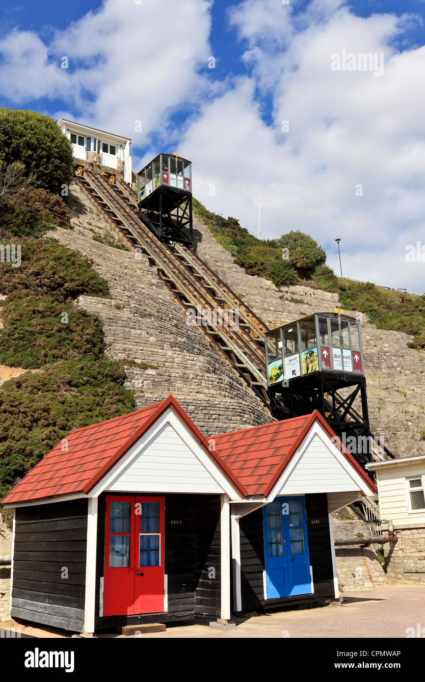 3954. Cliff rail lift, Bournemouth, Dorset, UK Stock Photo - Alamy