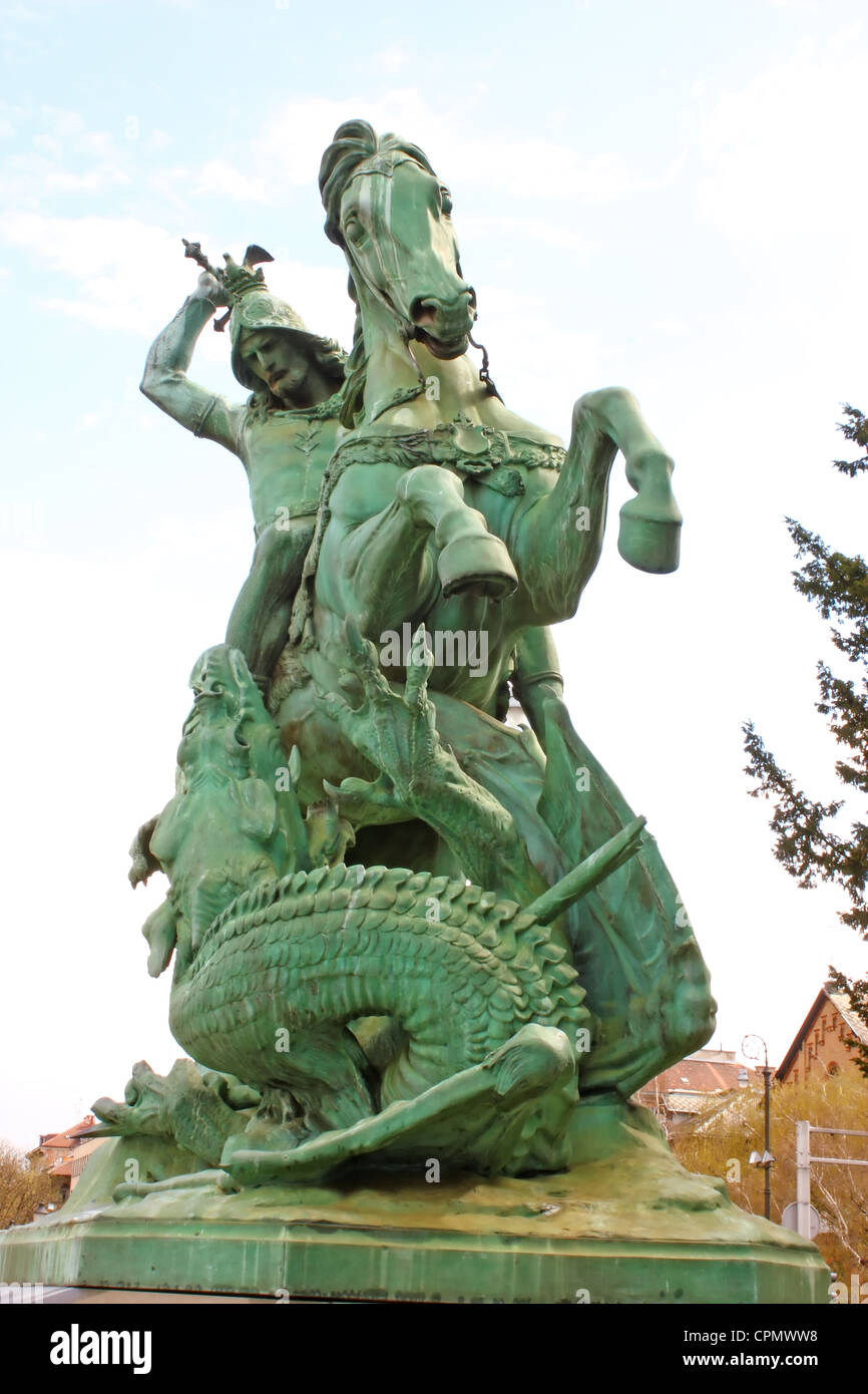 St george killing the dragon hi-res stock photography and images - Alamy